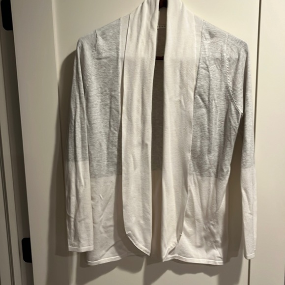 Cyrus | Sweaters | Soft Lightweight Gray And Cream Cardigan | Poshmark